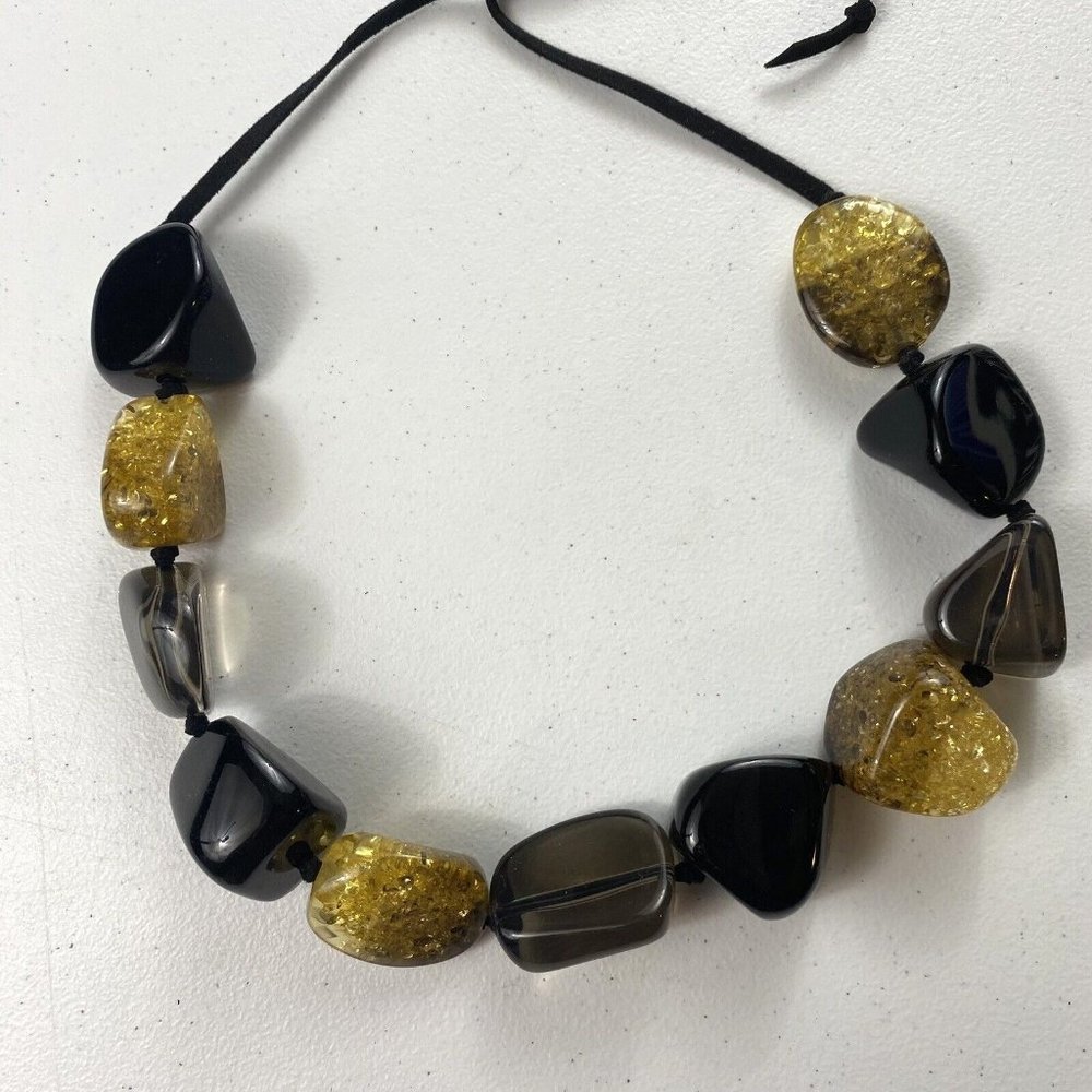 Vintage Gerda Lynggaard Massive Statement Resin Bead … - Gem